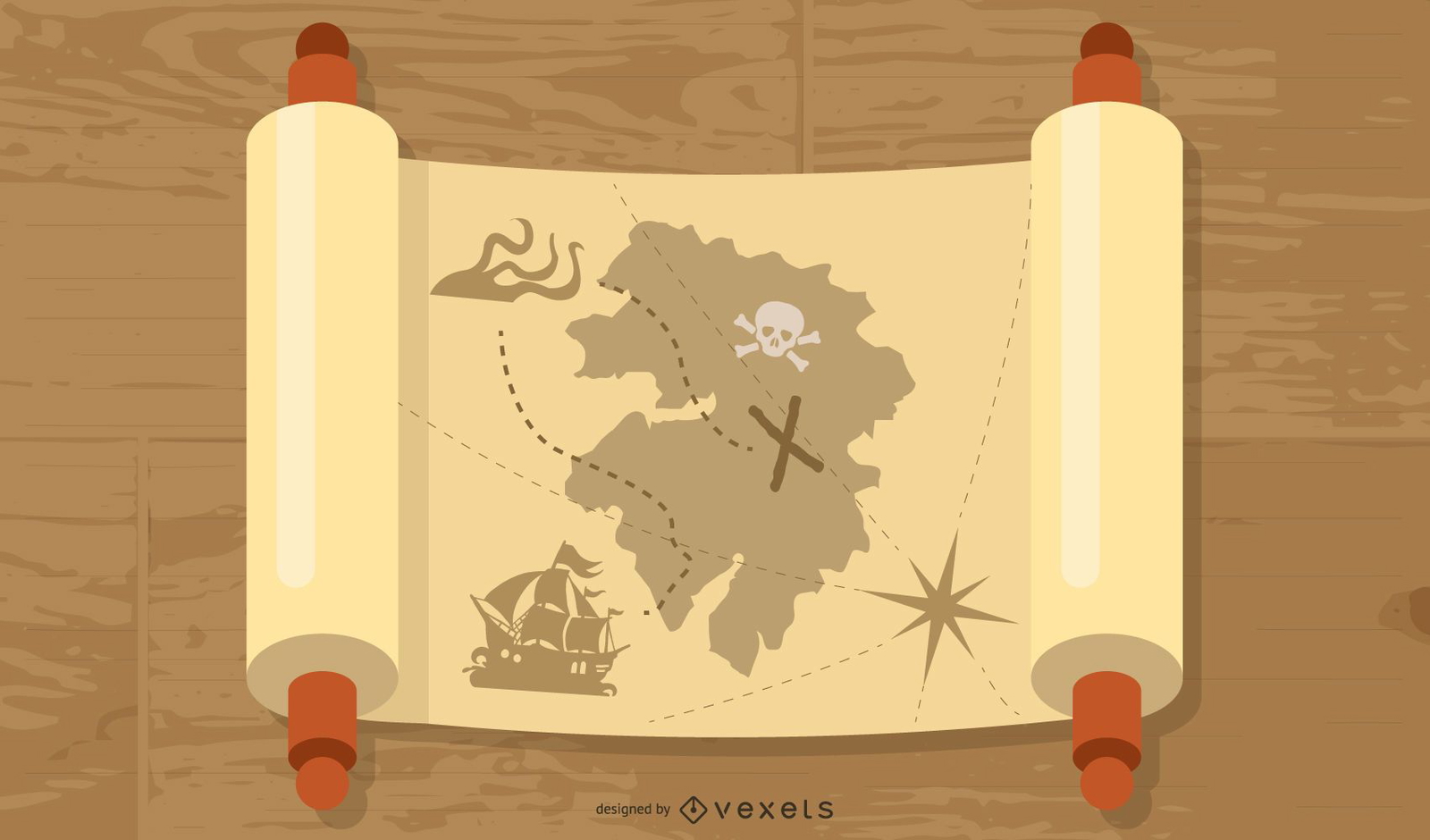 Free Ancient Mythology Map Vector Vector Download