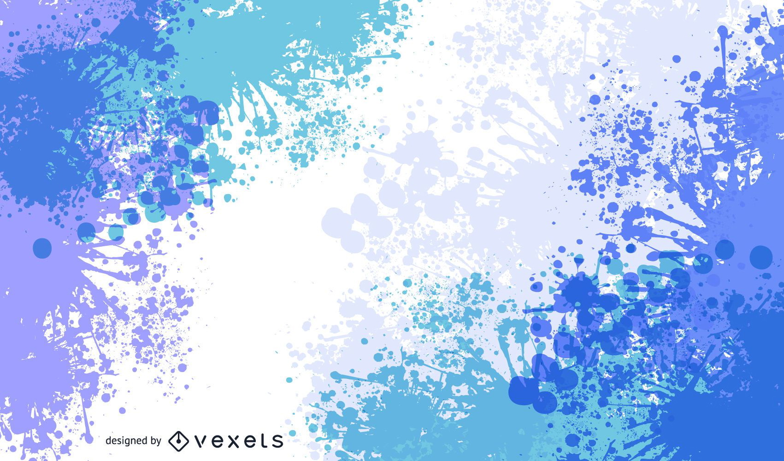 Abstract Colorful Paint Ink Splashes Background Vector Download