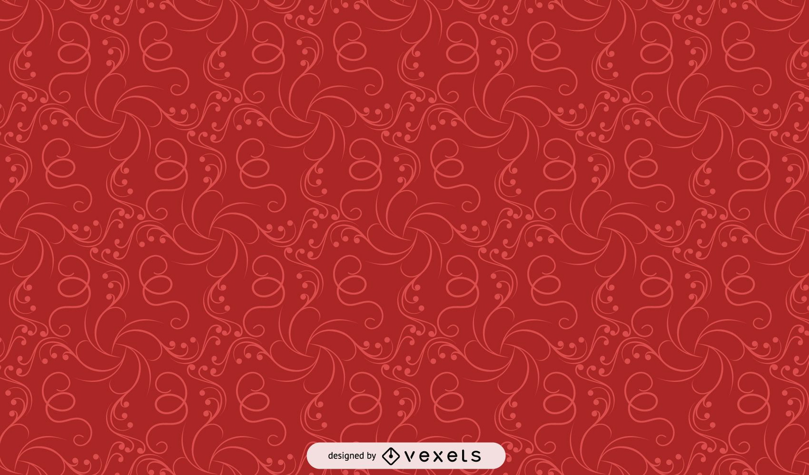 Red Delicate Pattern Vector Download