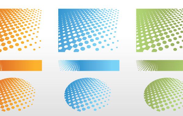 Dotted Semitone Background Vector Download