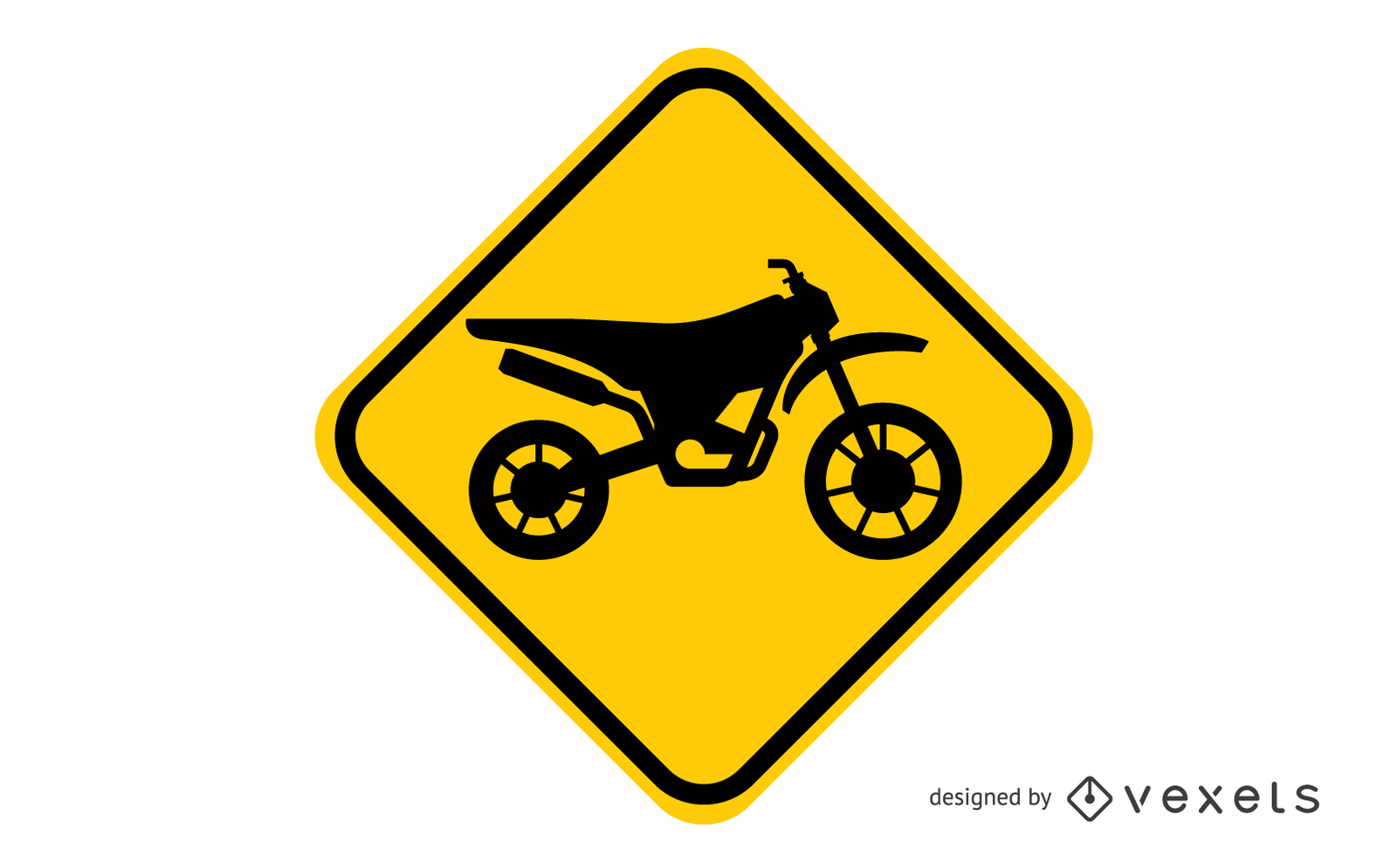 Motocross Signboard Vector Download