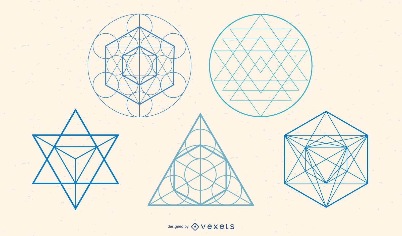 Geometric Shapes Vectors Vector Download