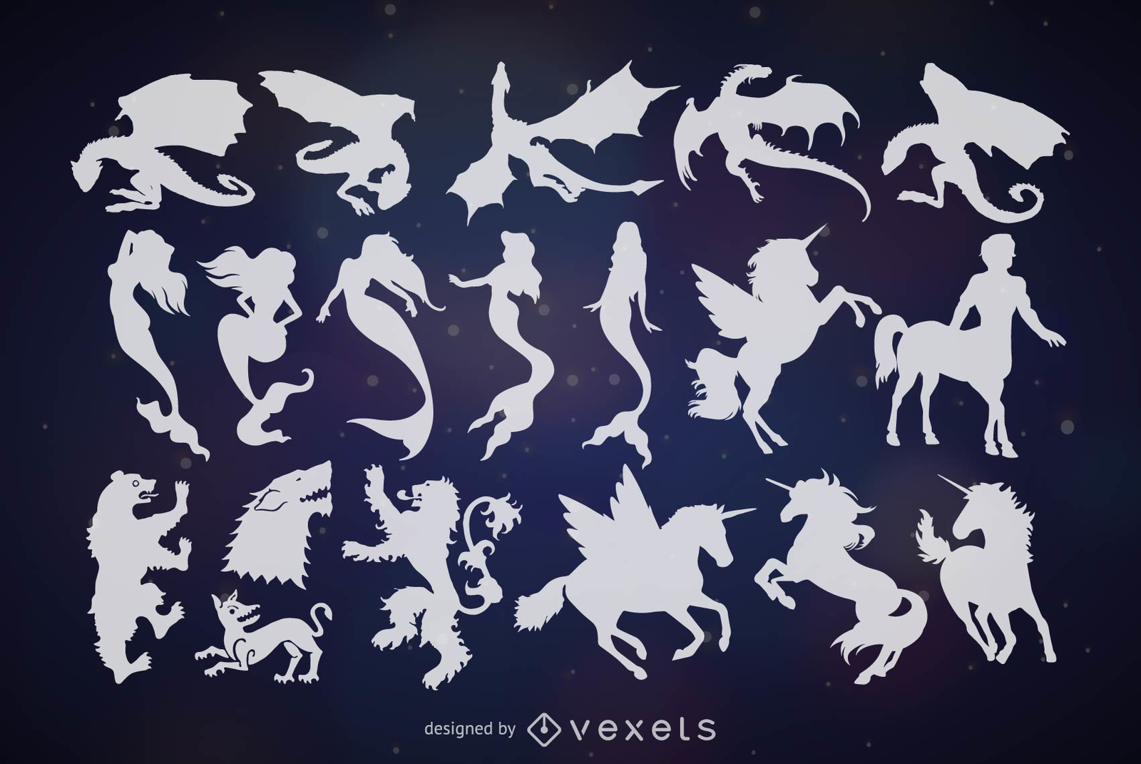 Mythical Creatures Vector Download