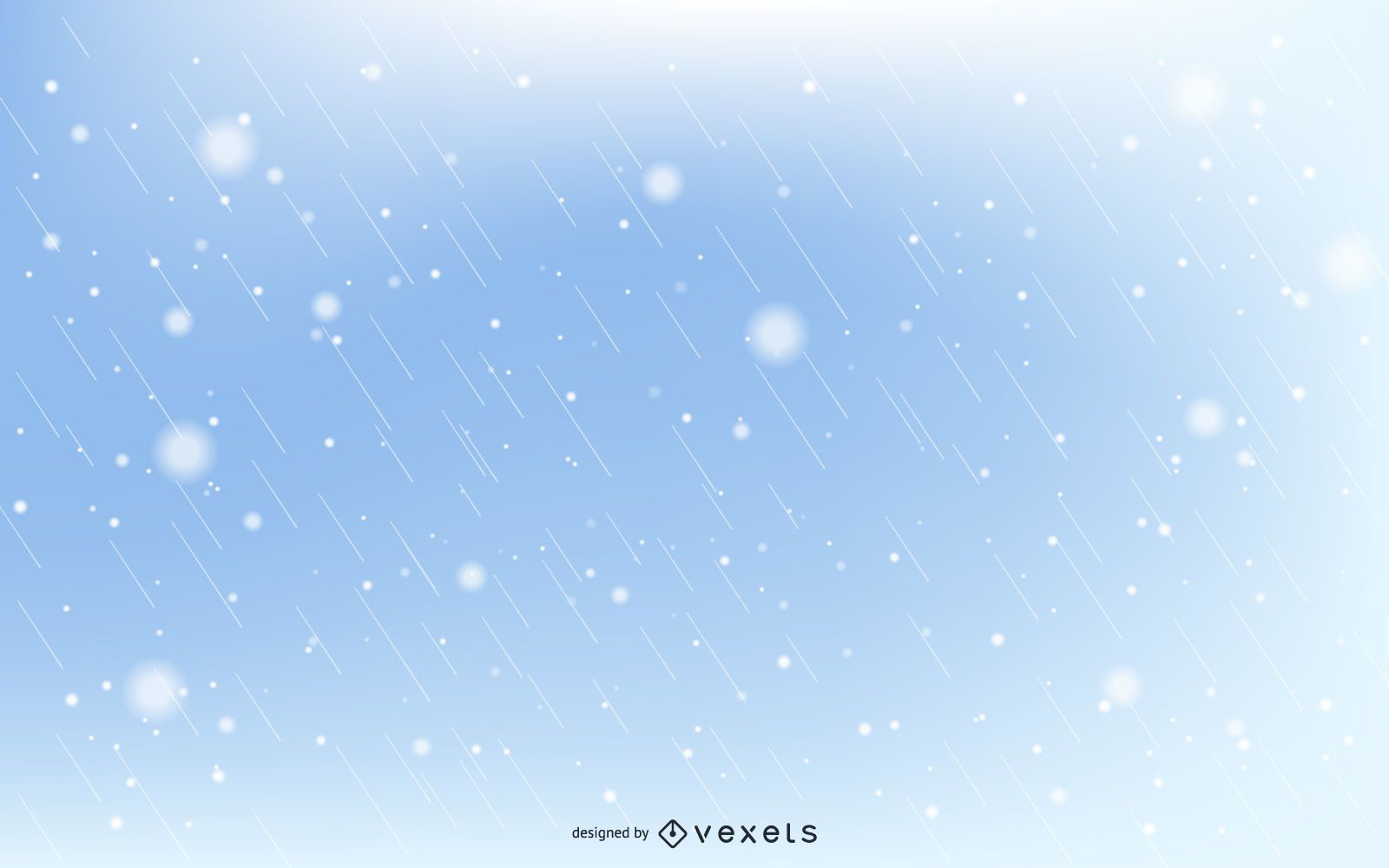 Snow Flakes And Rain Drops Vector Download