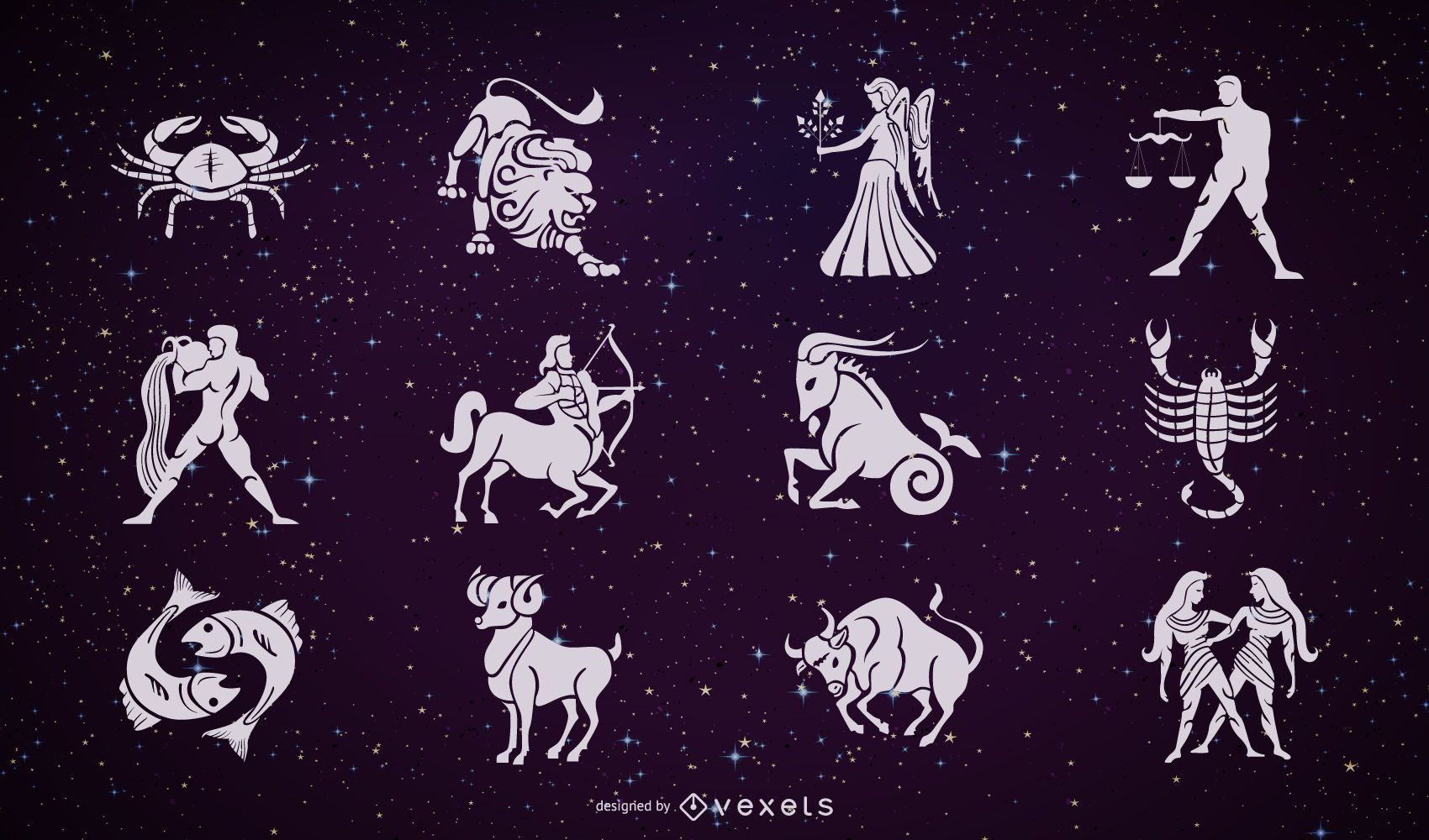 Zodiac vector art 60 photos - Astrologytoyou.com