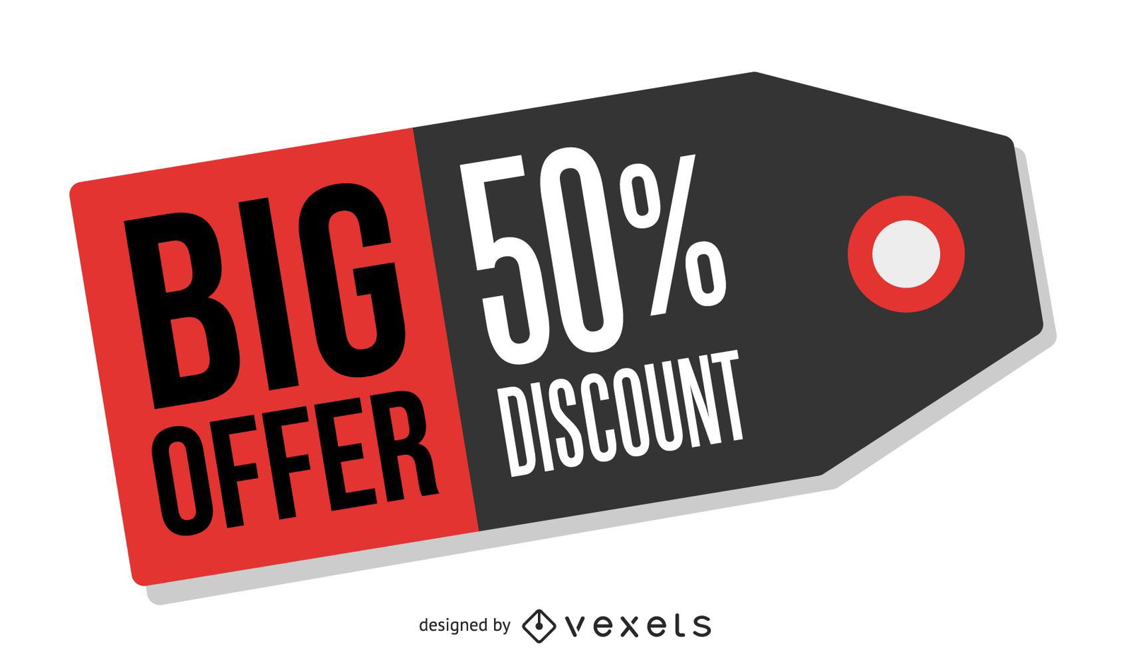 Big Offer Tag Illustration Vector Download