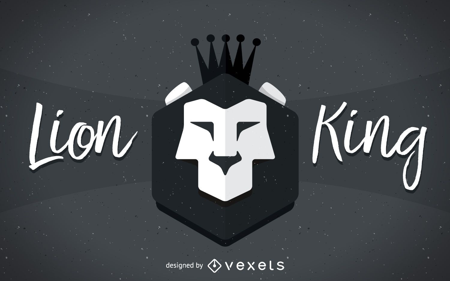 Lion King Sign Illustration Vector Download