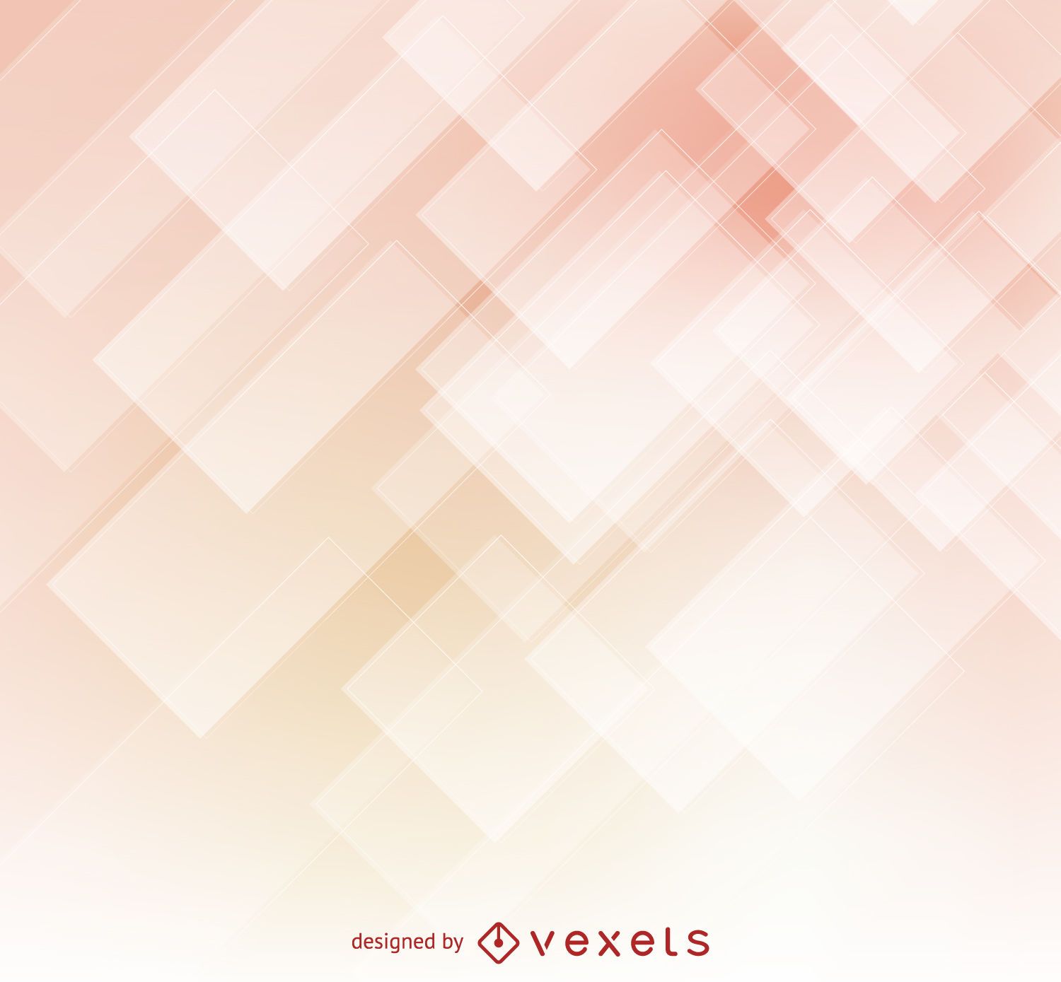 Geometric Orange Shapes Abstract Background Vector Download