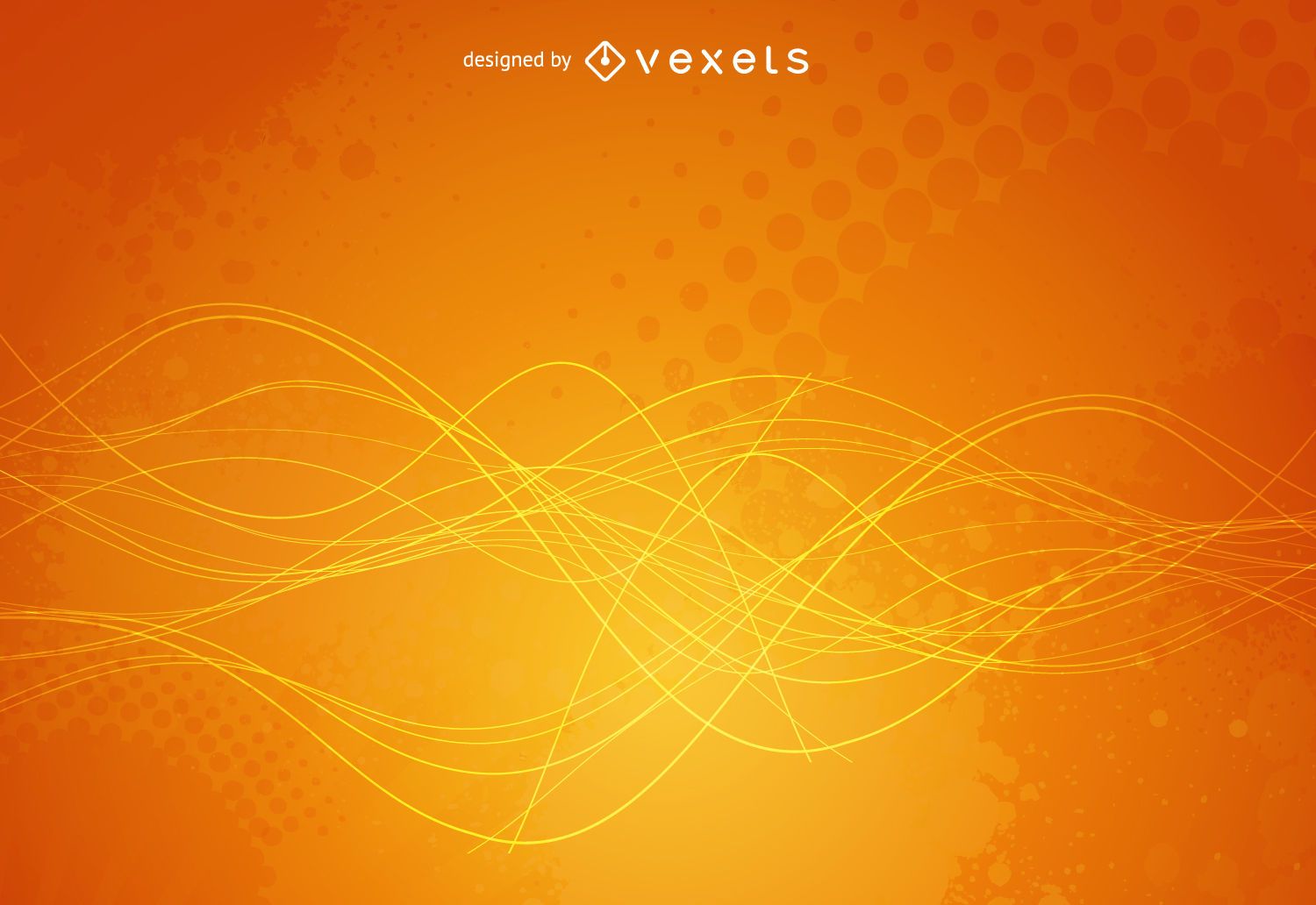 Bright Yellow Grunge Backdrop Design Vector Download