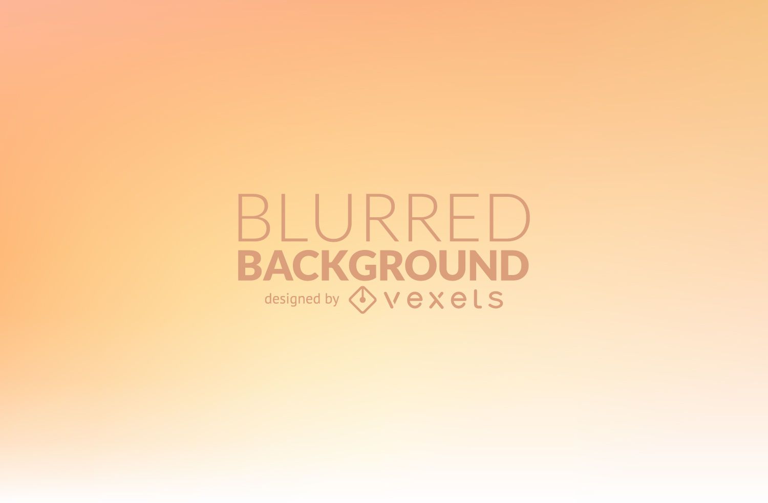 Orange Blurred Background Vector Download