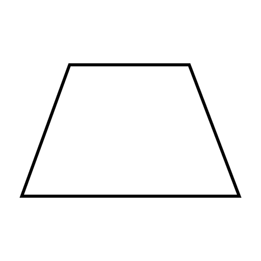 Trapezoid Outline Isosceles Trapezoid By Darrick.gibson84