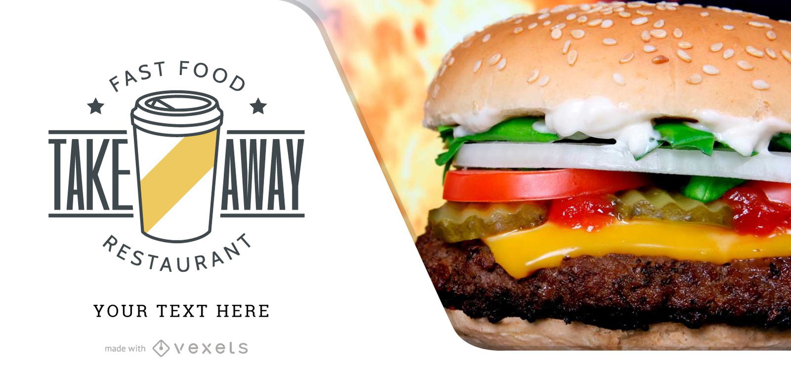 Promotional Fast Food Promo Maker Vector Download