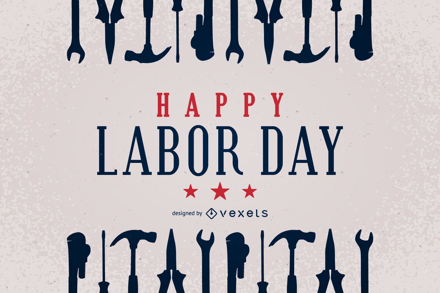 Labor Day Design With Tools Vector Download