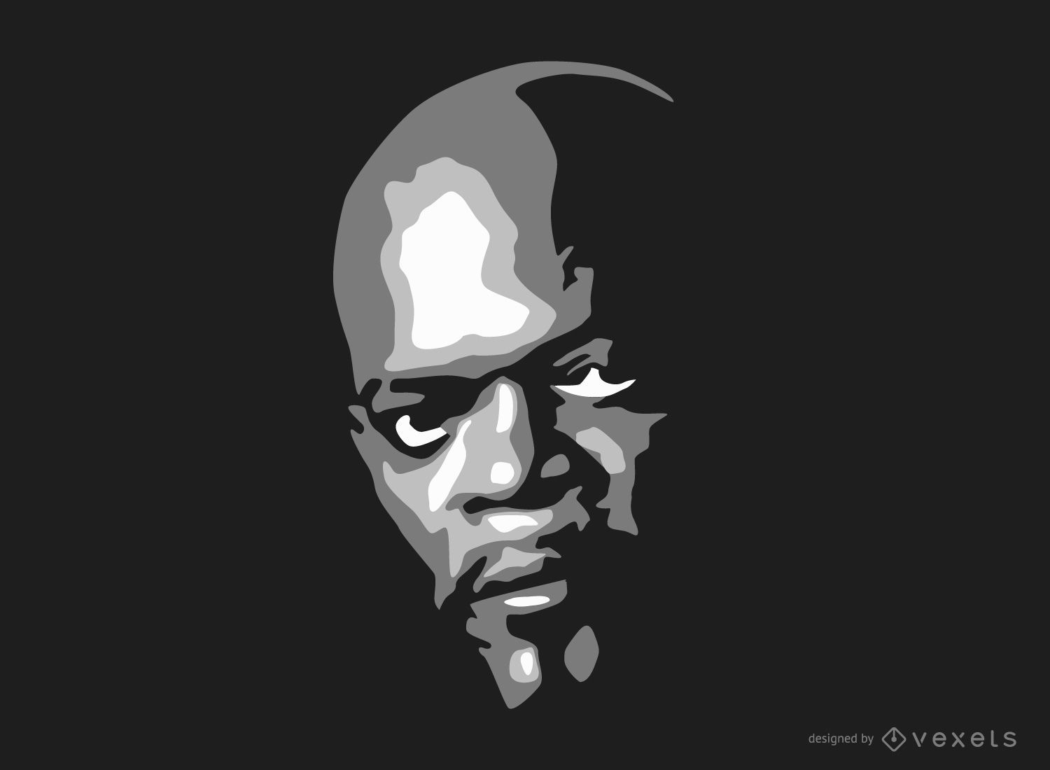 Man Portrait Actor Illustration Vector Download