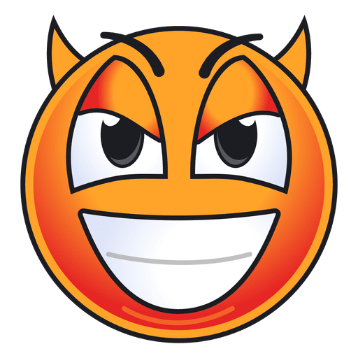 Emoticon Sorridente Do Diabo 😈 Rosto Sorridente Com Chifres Emoji: