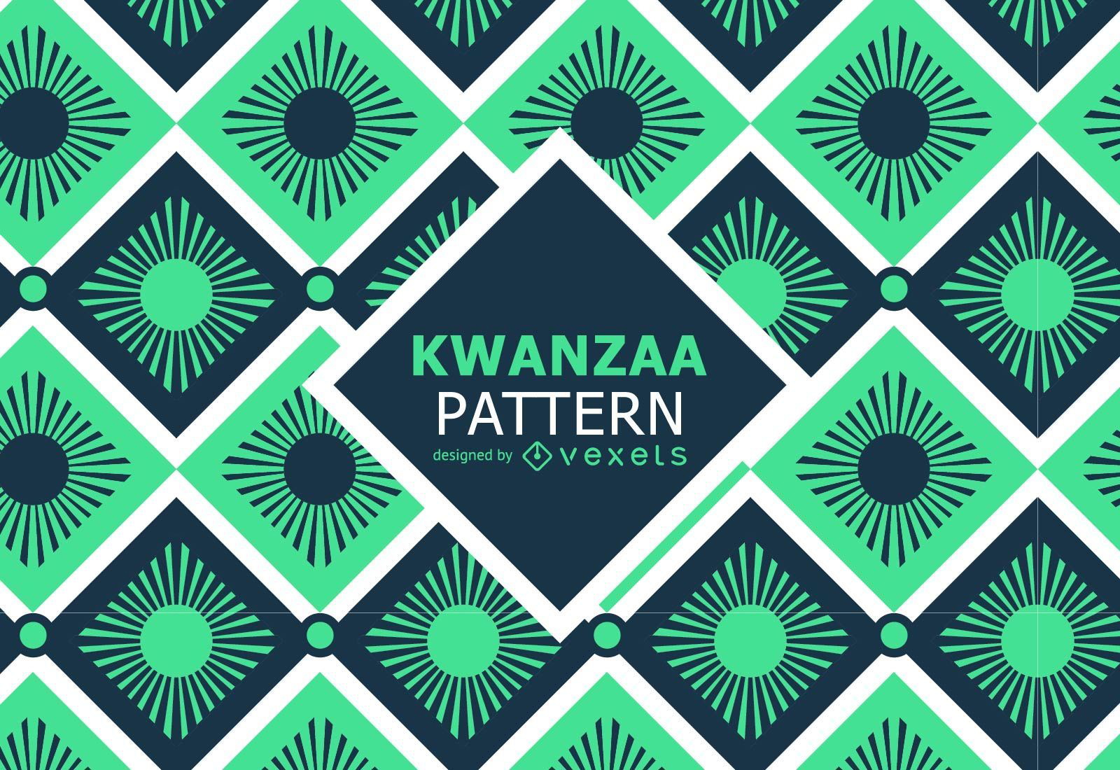 Retro Tribal Kwanzaa Pattern Vector Download