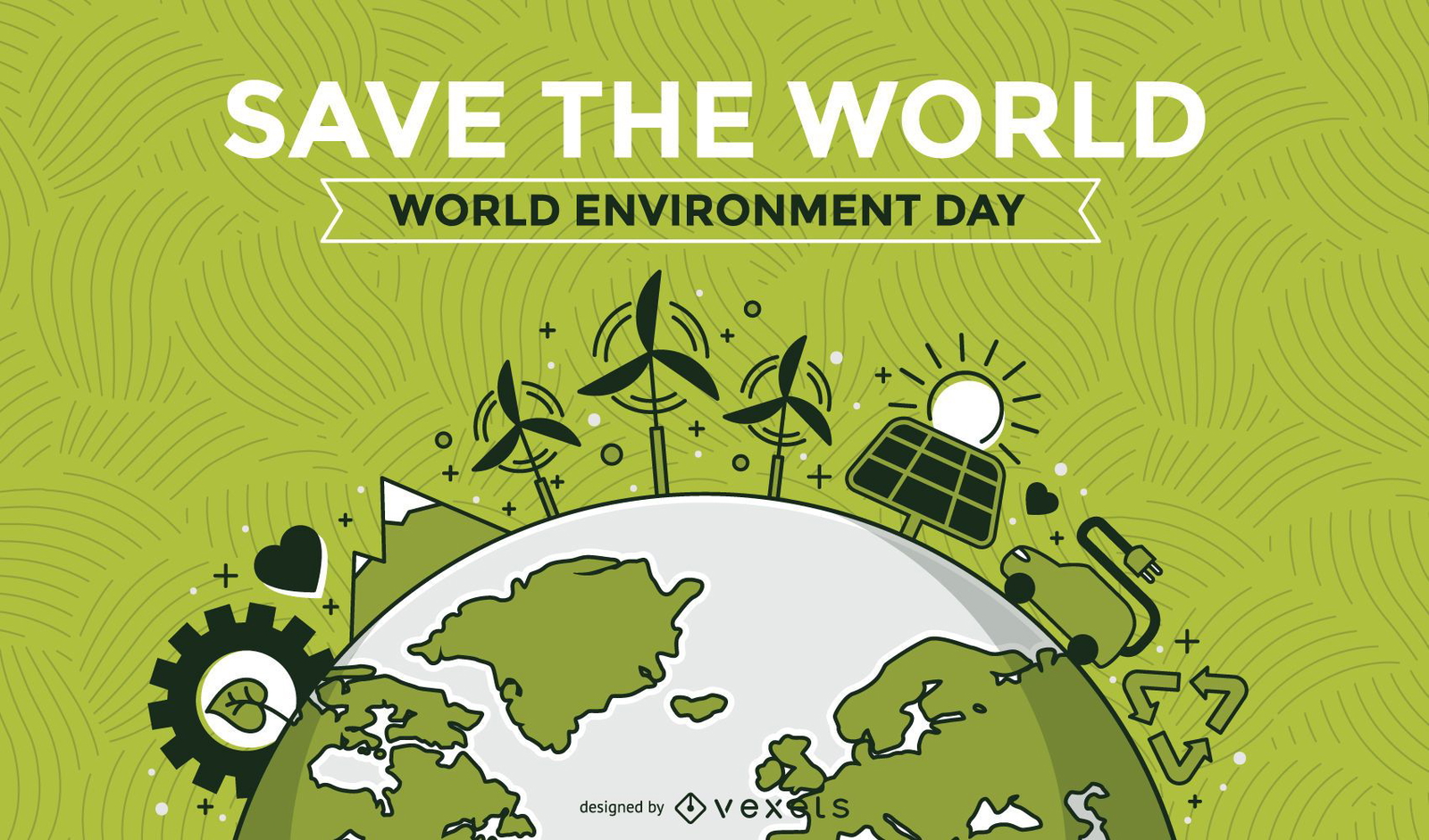 Sustainable Development Background Vector Download
