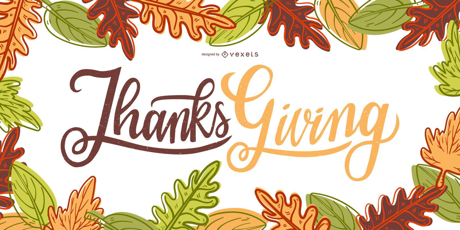 Thanksgiving Banner Design Vector Download