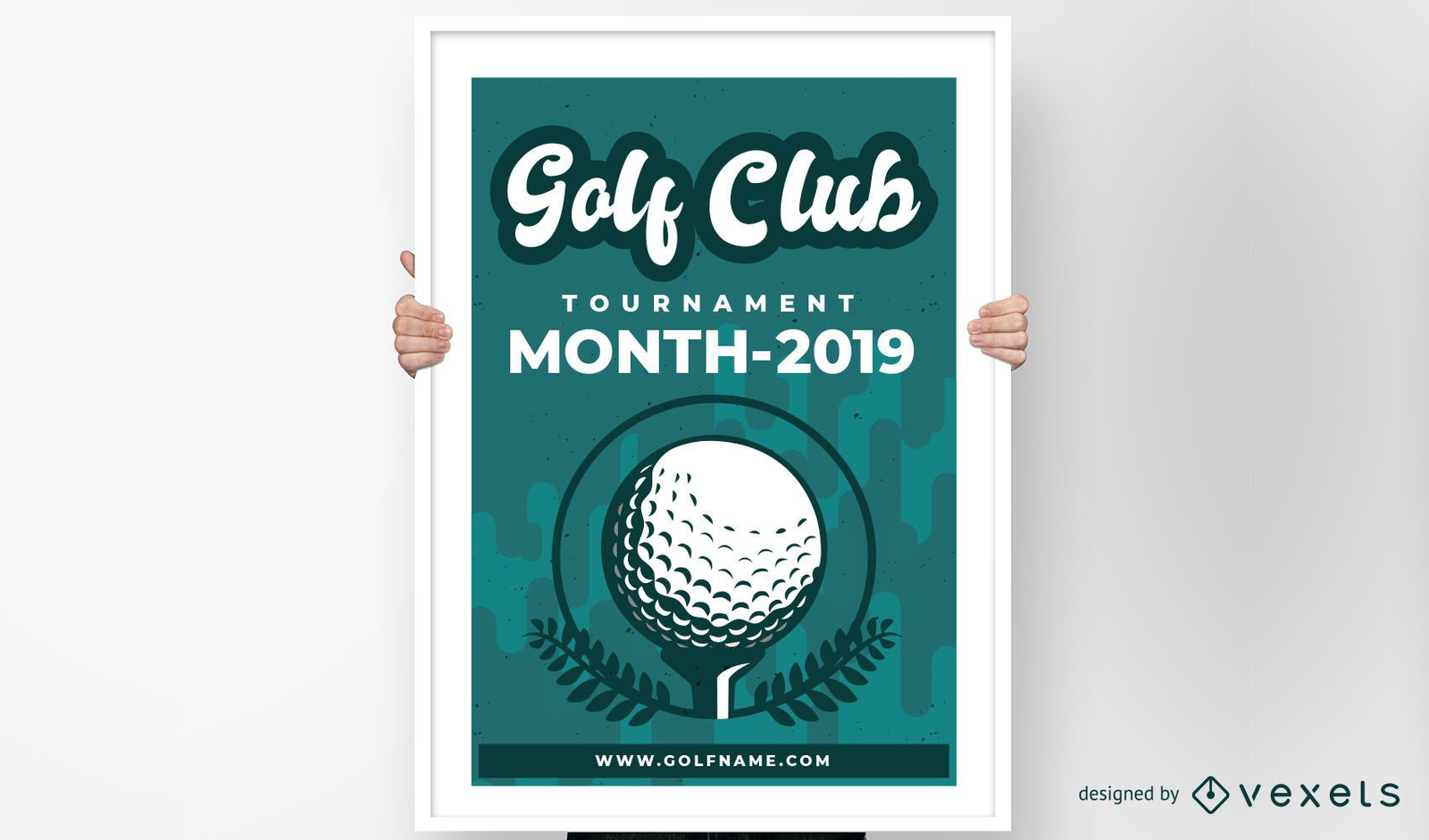 Golf Club Poster Design Vector Download