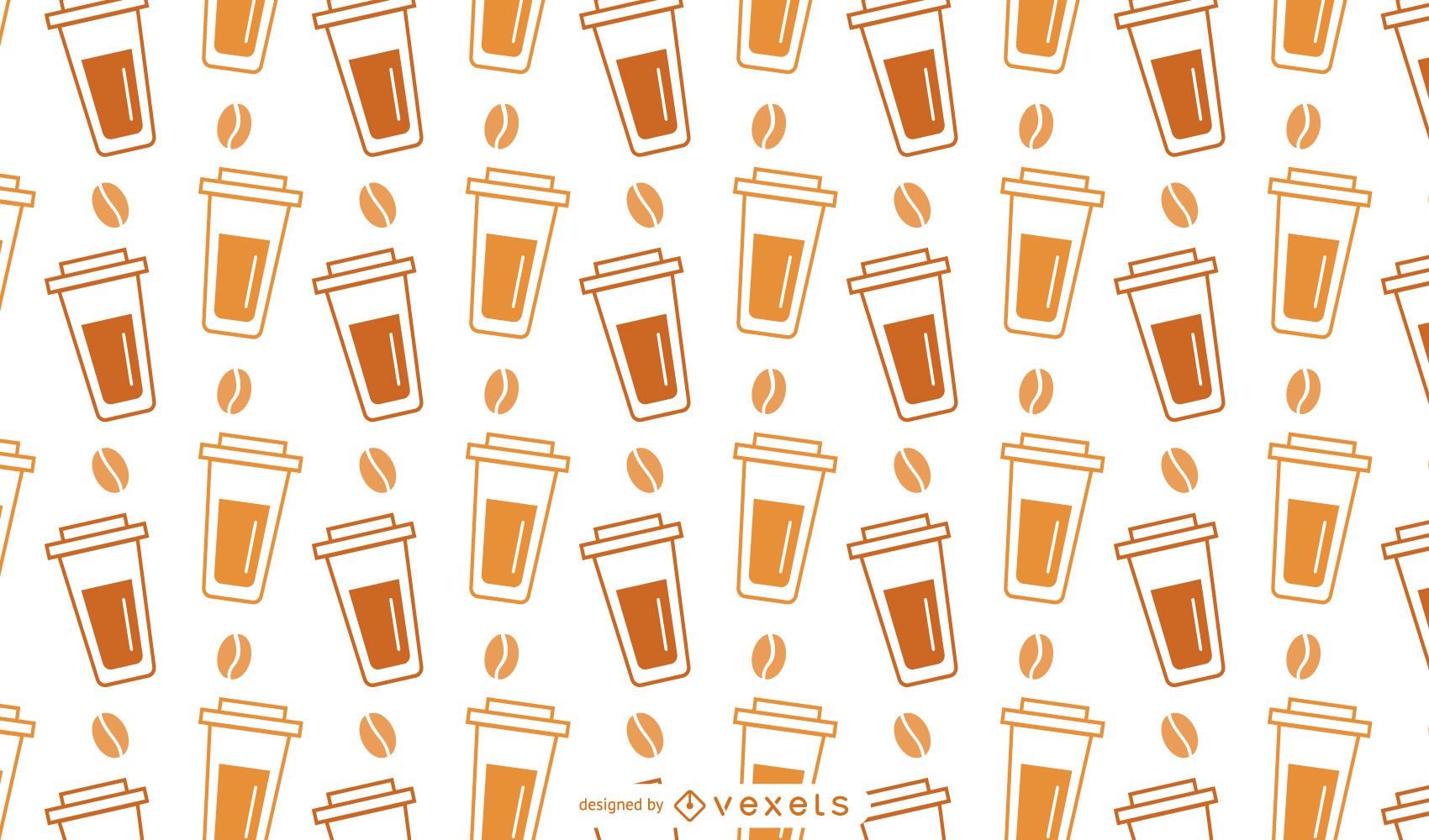 Coffee Cup Pattern Wallpaper Coffee Pattern Background Images, HD