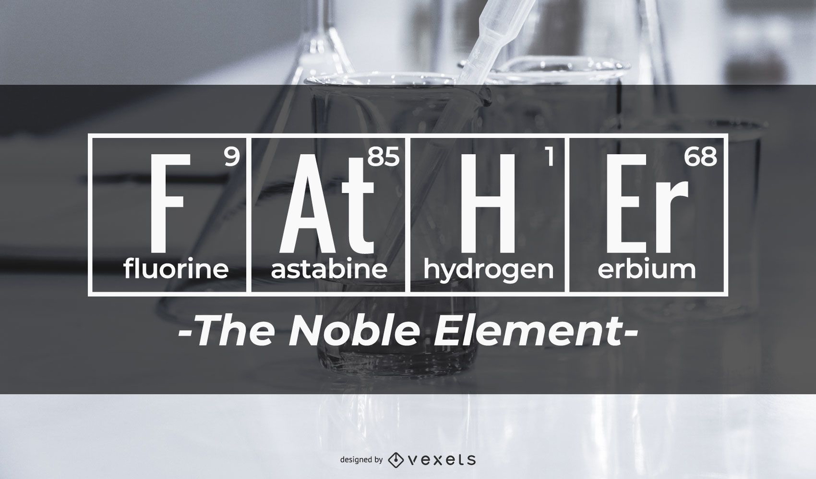 Father The Noble Element Design Vector Download