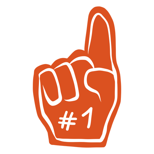 One Hand Symbol Number One Hand Vector Art, Icons, And Graphics For