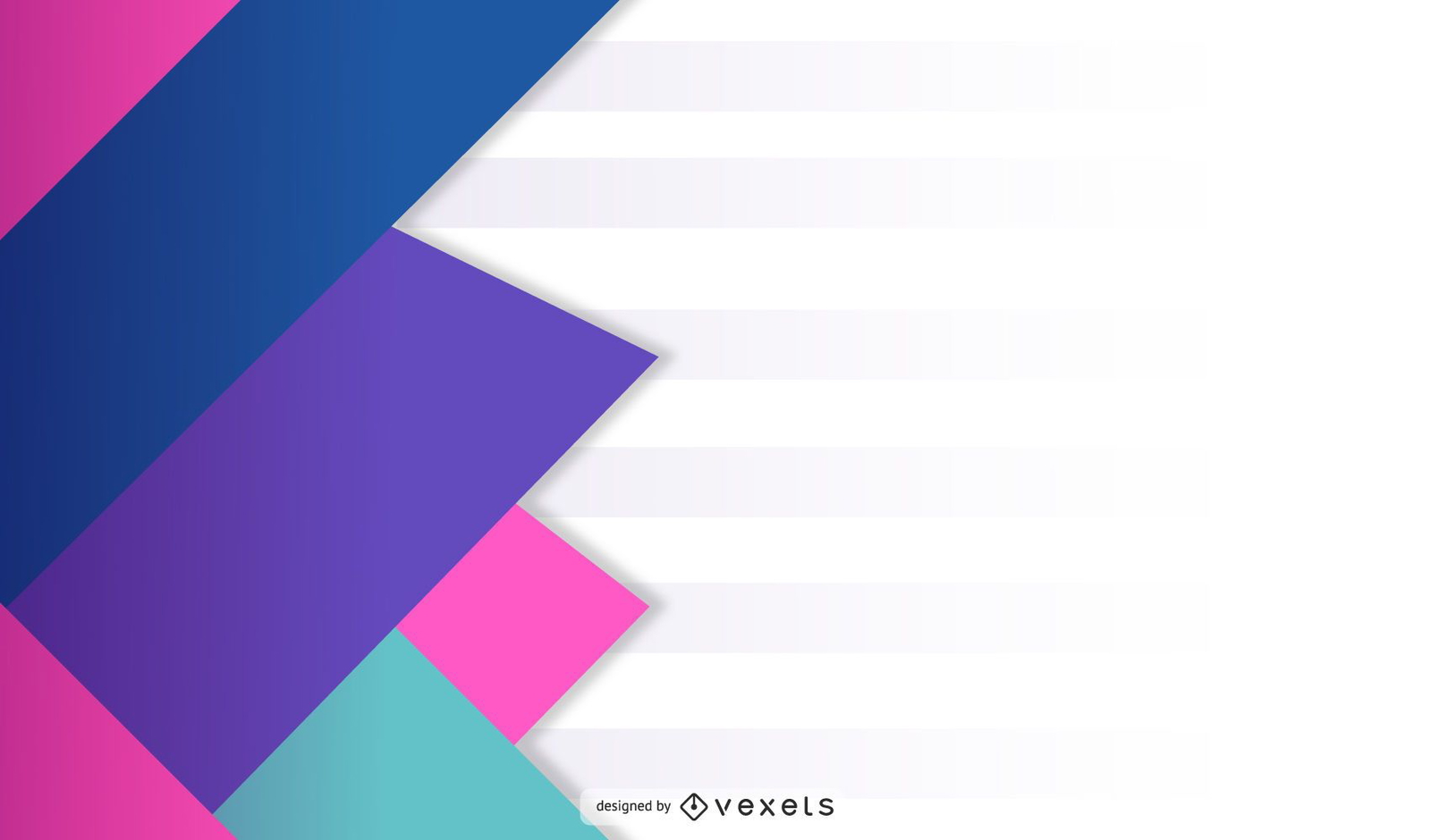 Overlapping Triangle Geometric Design Vector Download