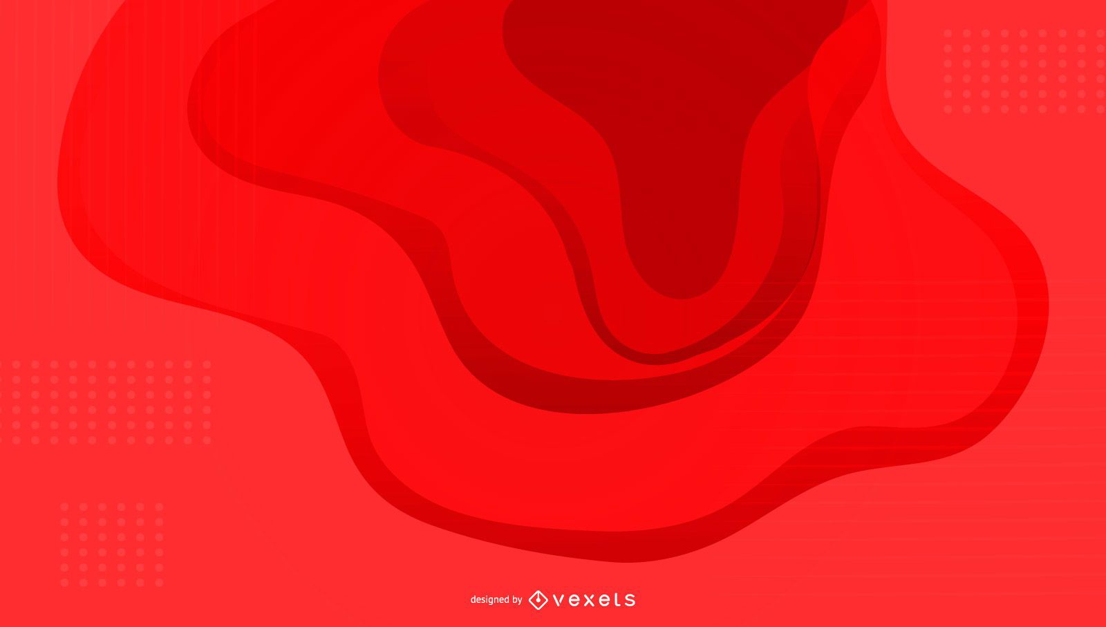 Wavy Red Background Design Vector Download