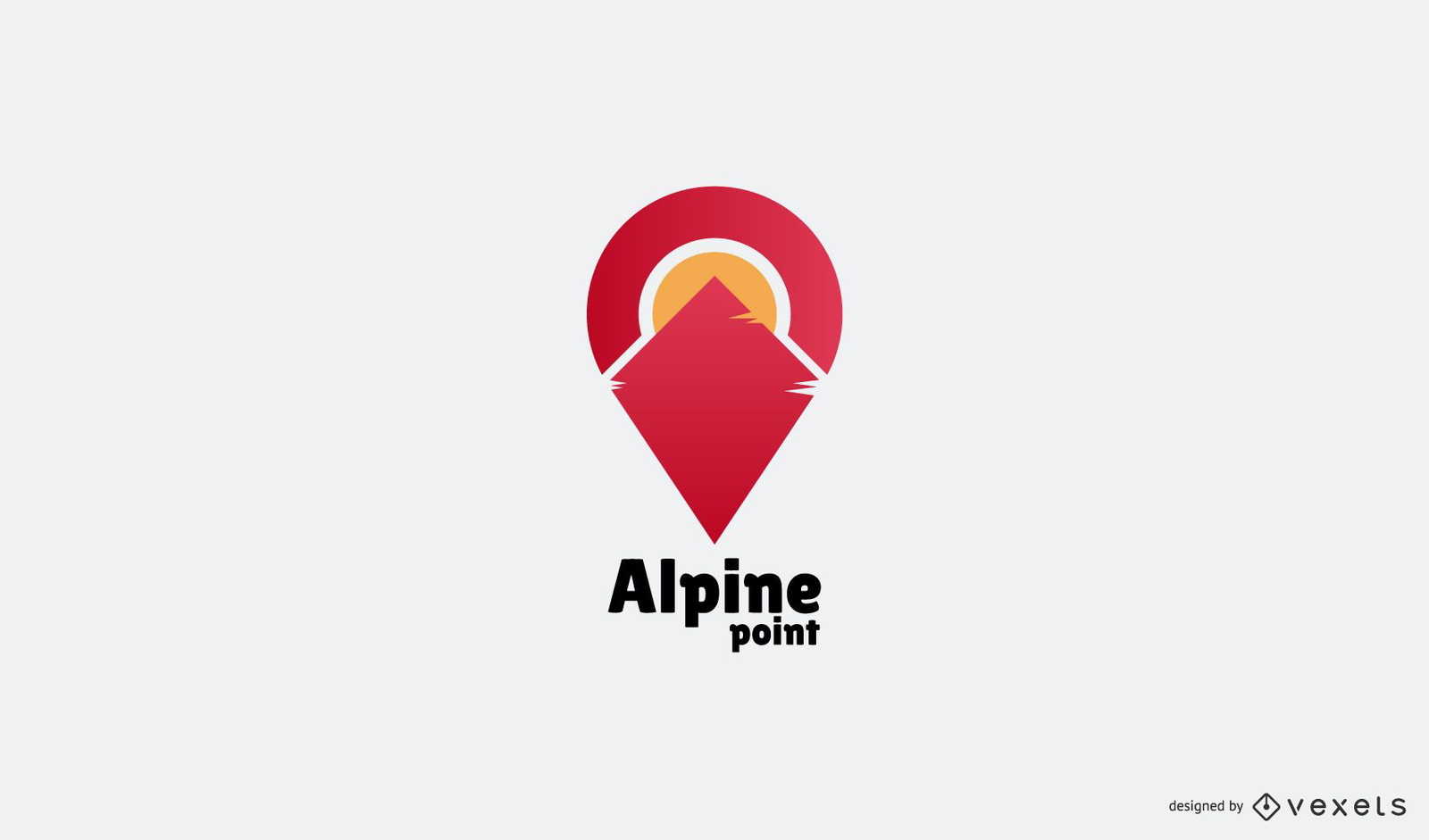 Alpine Mountain Logo Template Vector Download