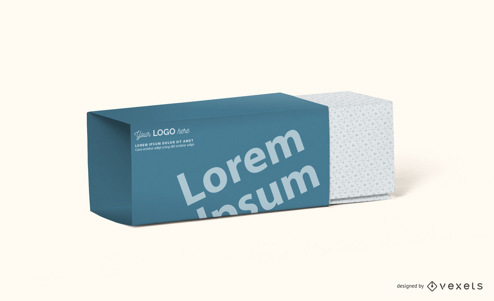 Sliding Box Mockup Design PSD Editable Template