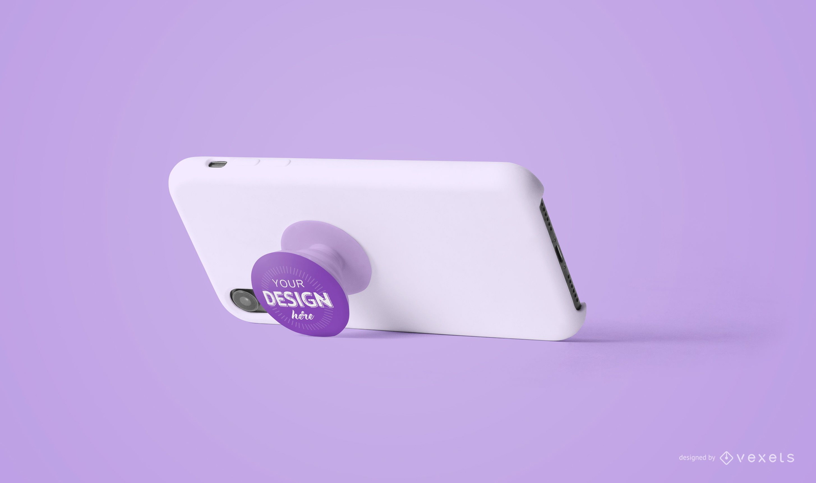 Popsocket Mockup Design PSD Editable Template