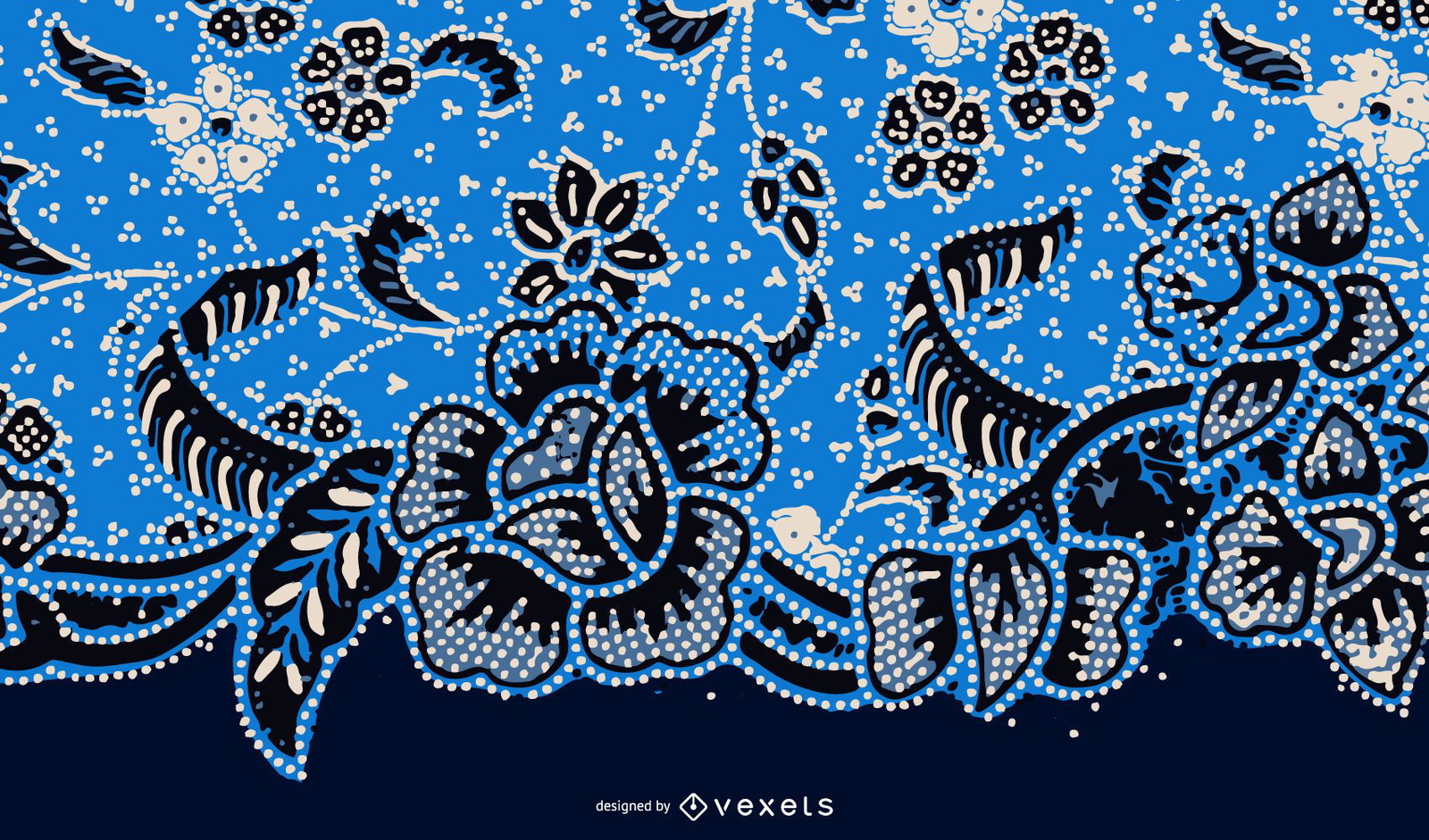 Batik Is Beautiful Swatch Vector Download