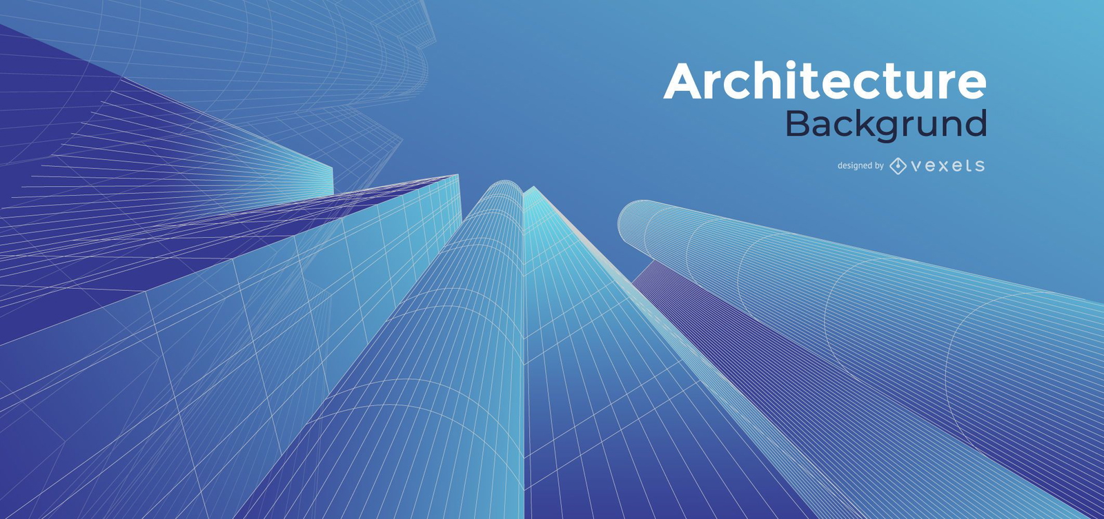 Architecture Blue Background Design Vector Download