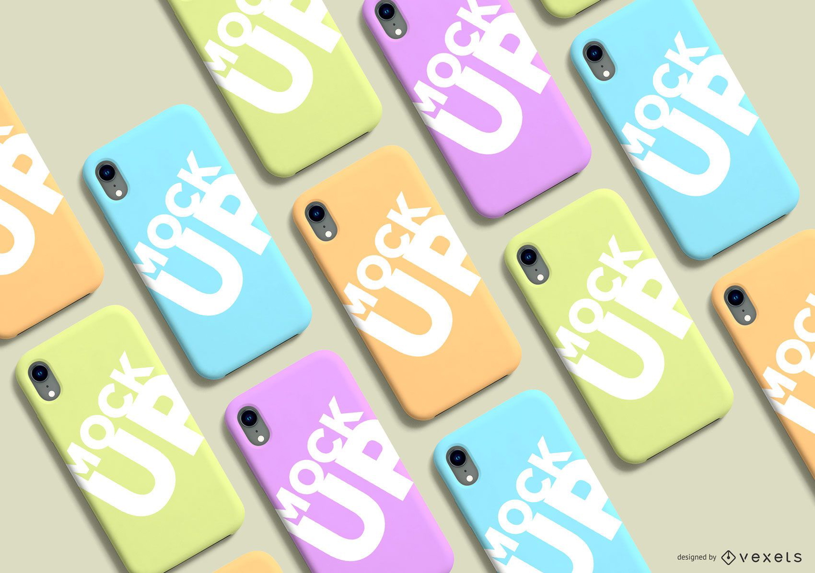 Phone Case Pack Mockup PSD Editable Template