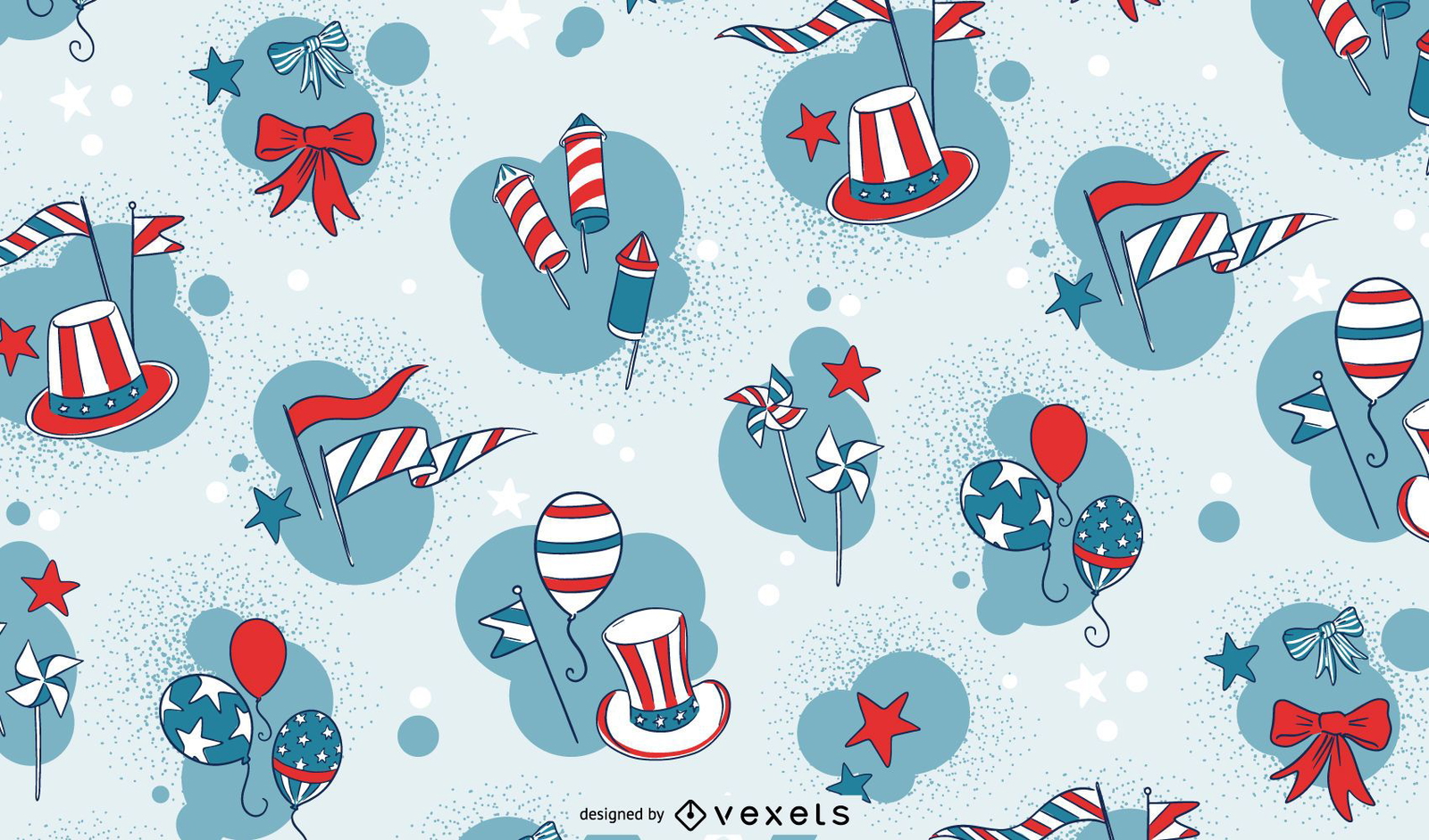 Independence Day Celebration Pattern Vector Download