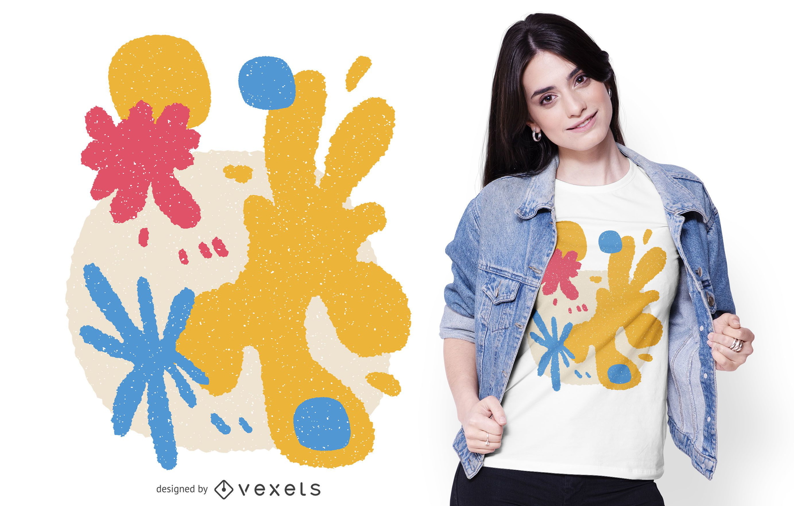 Paint Splash T-shirt Design Vector Download