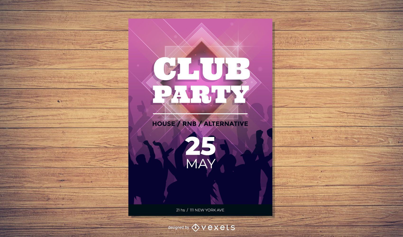 Club Flyer Vectors Vector Download