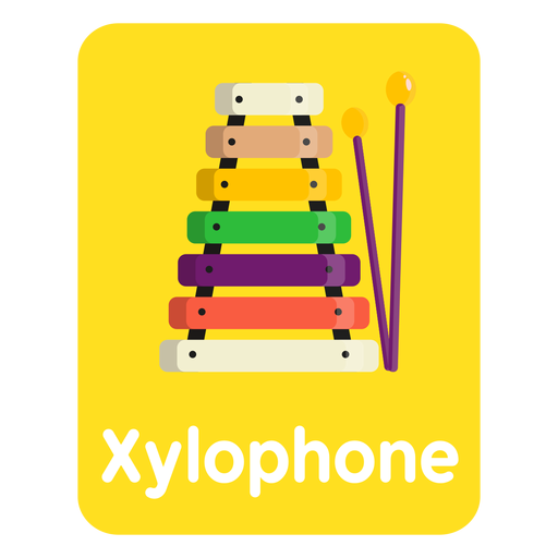 Letter X Flashcard Xylophone The Learning Site Letter Y Flashcard