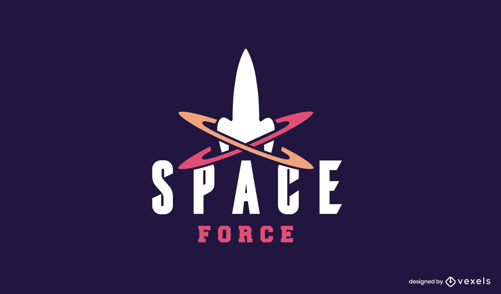 Space Force Logo Design Vector Download