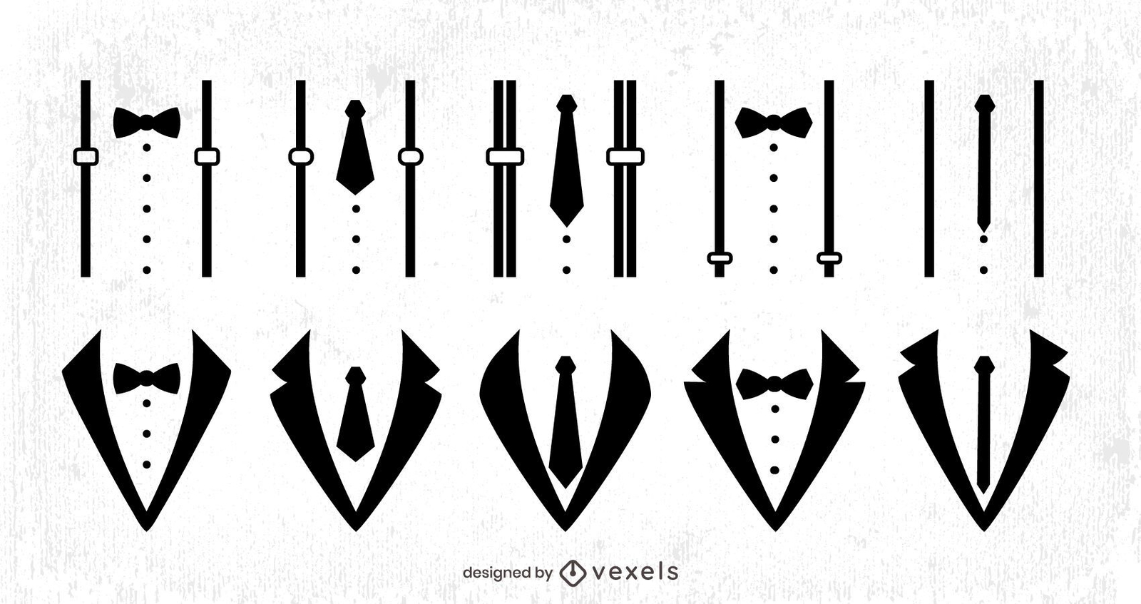 Bachelor Clothing Elements Pack Vector Download