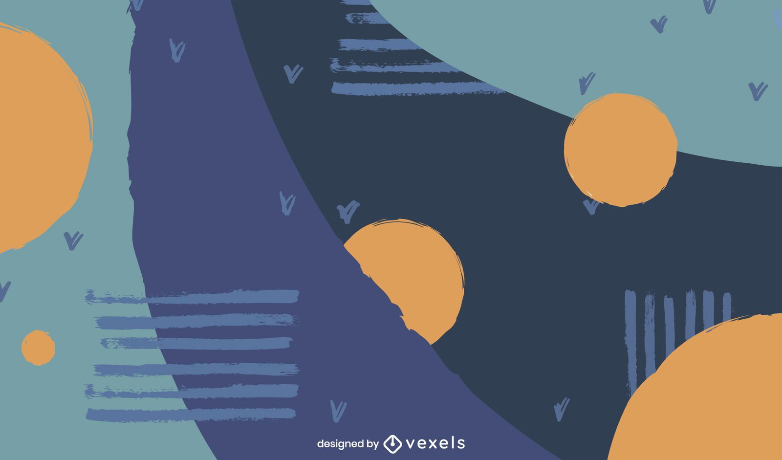 Artistic Blue Background Design Vector Download