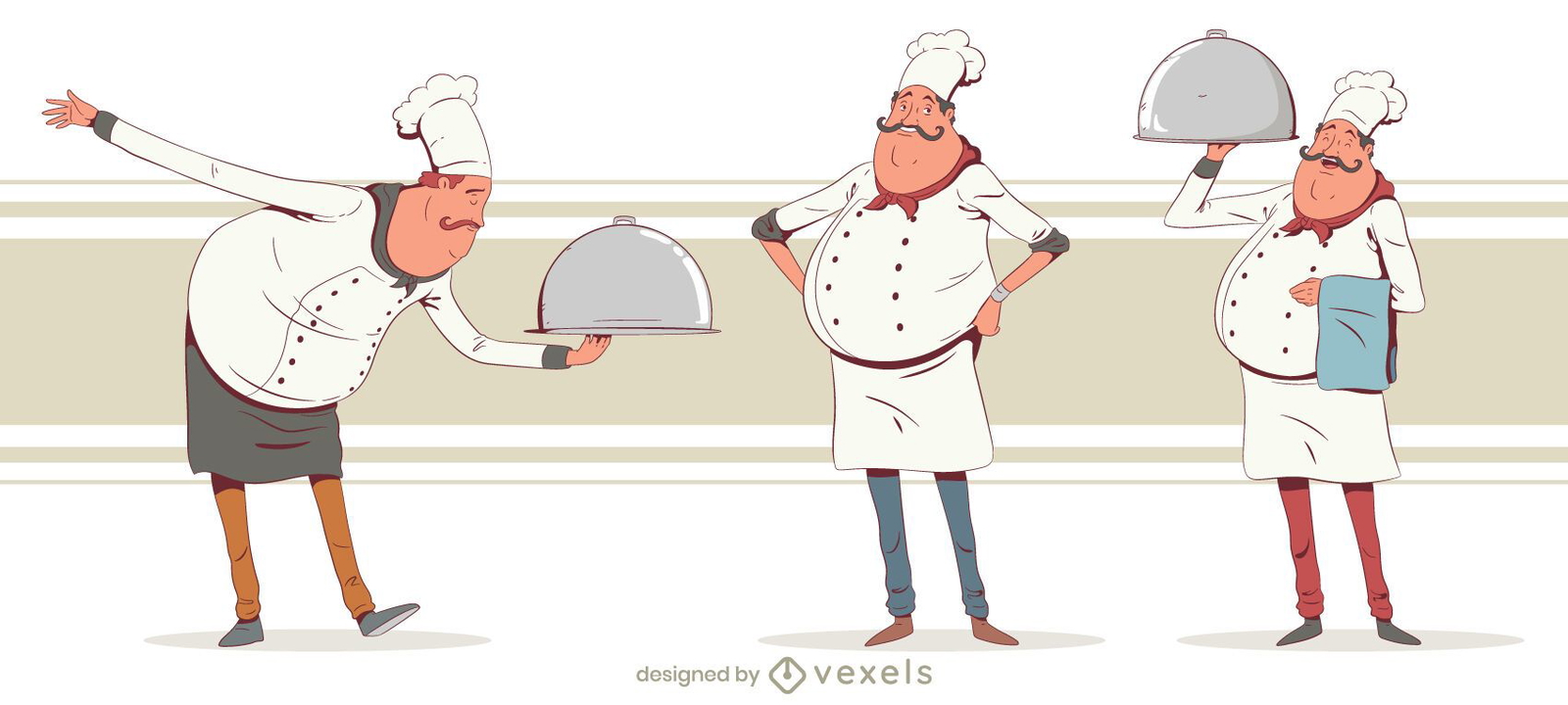 Chef People Design Pack Vector Download