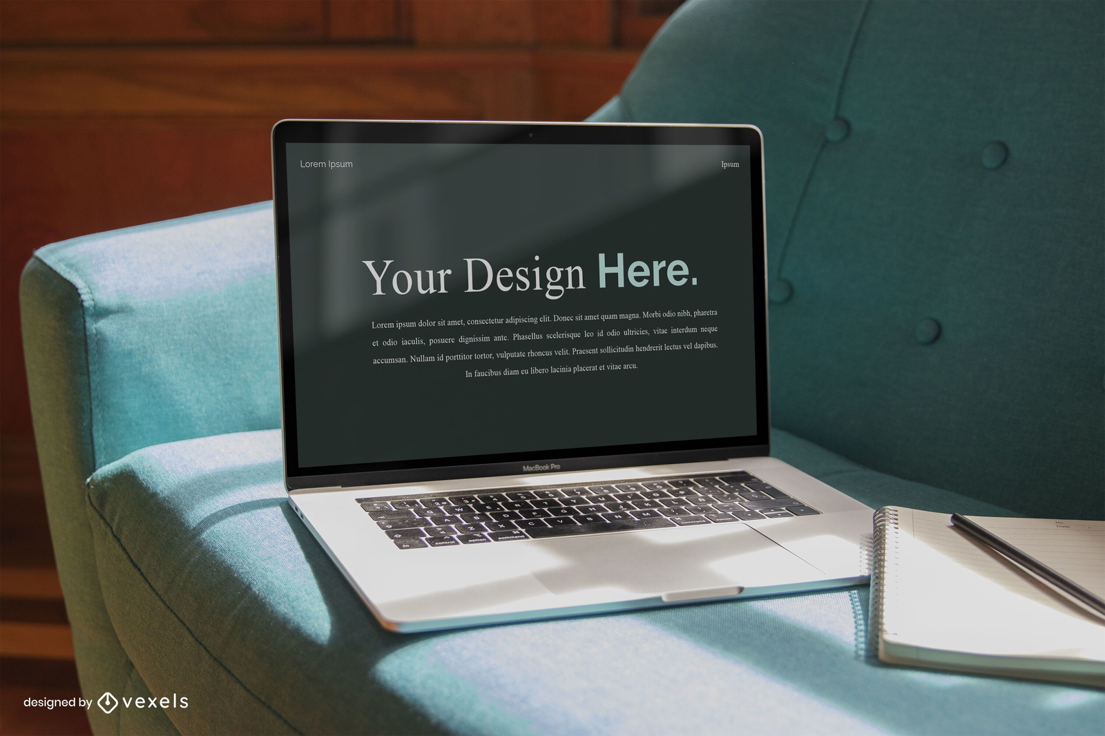 Computer Business Screen Mockup PSD Editable Template