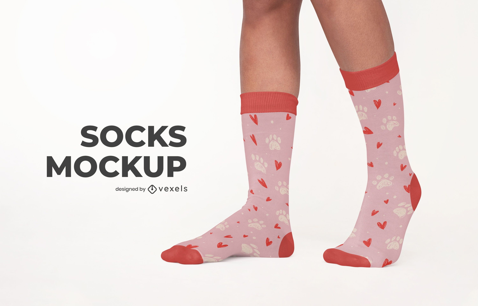Socks Mockup Design Psd PSD Editable Template