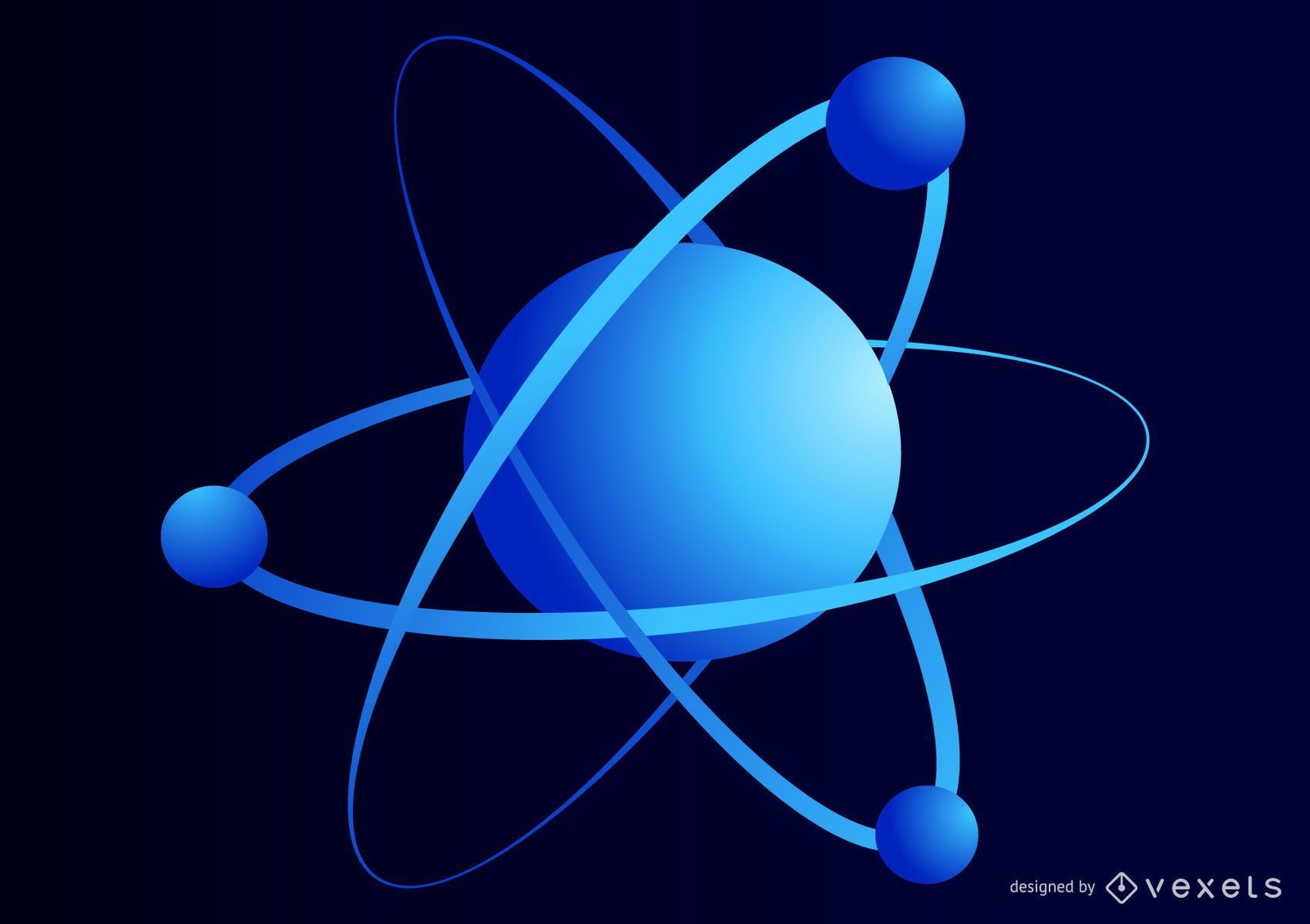 CRYSTAL BLUE PLANET Vector Download
