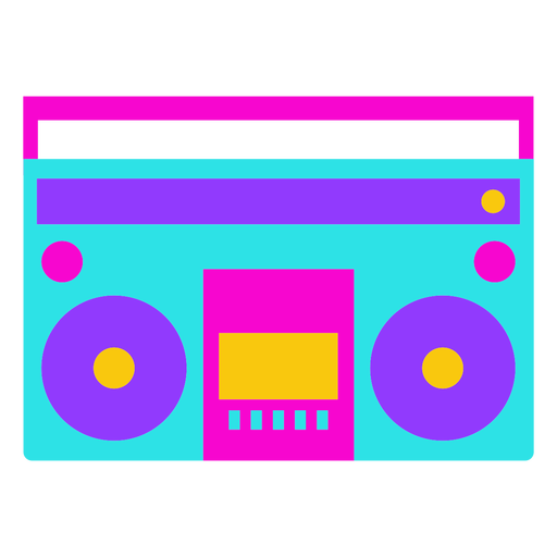 80s Boombox Clipart