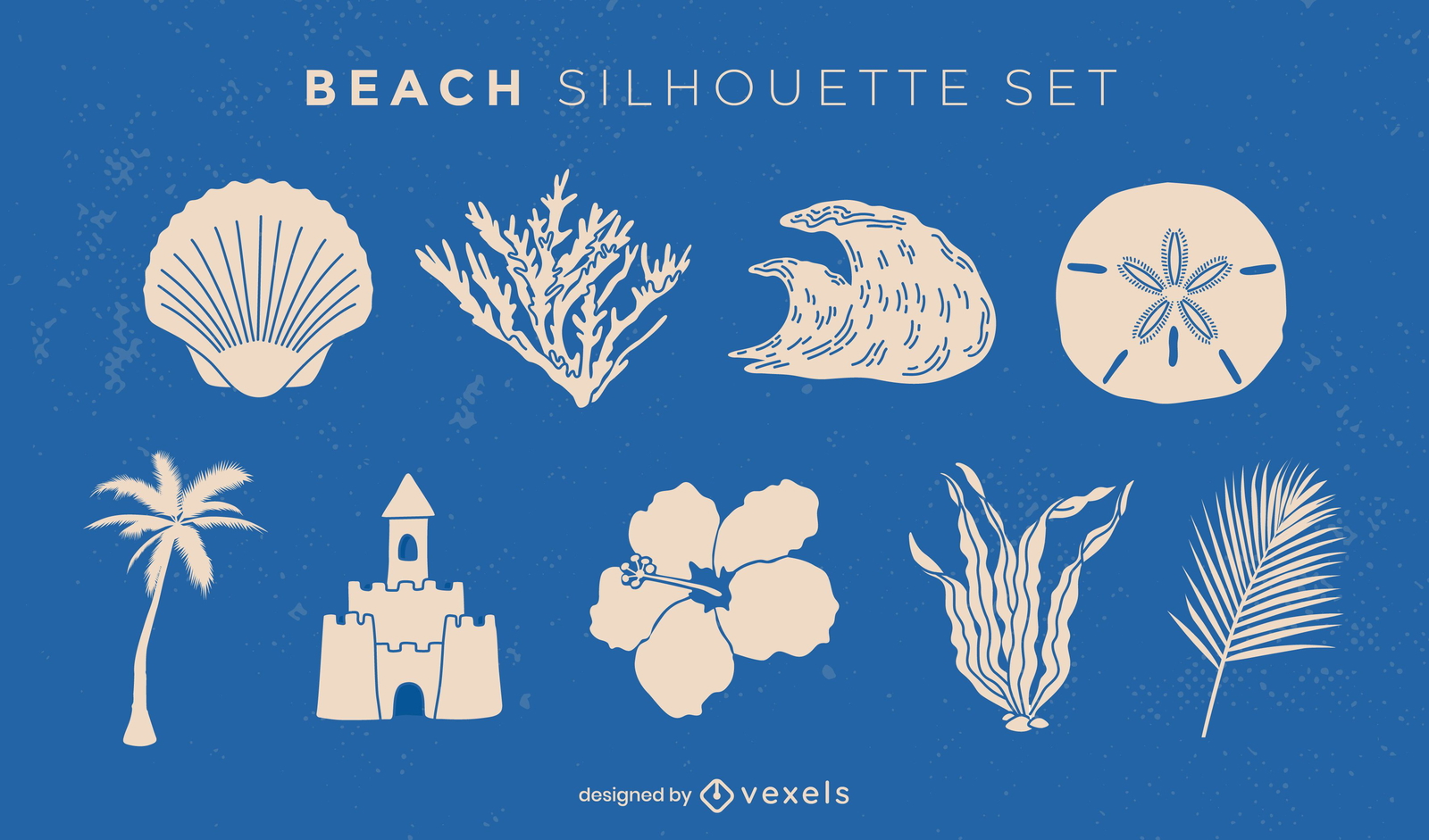 Beach And Summer Cut Out Elements Vector Download