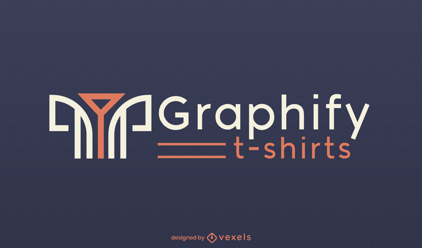 Geometric T-shirt Shapes And Lines Logo Template Vector Download