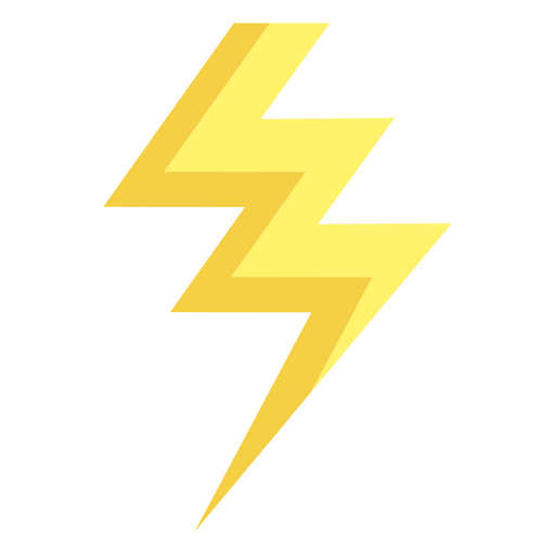 Yellow Lightning Bolt Icon Transparent Png Svg Vector File