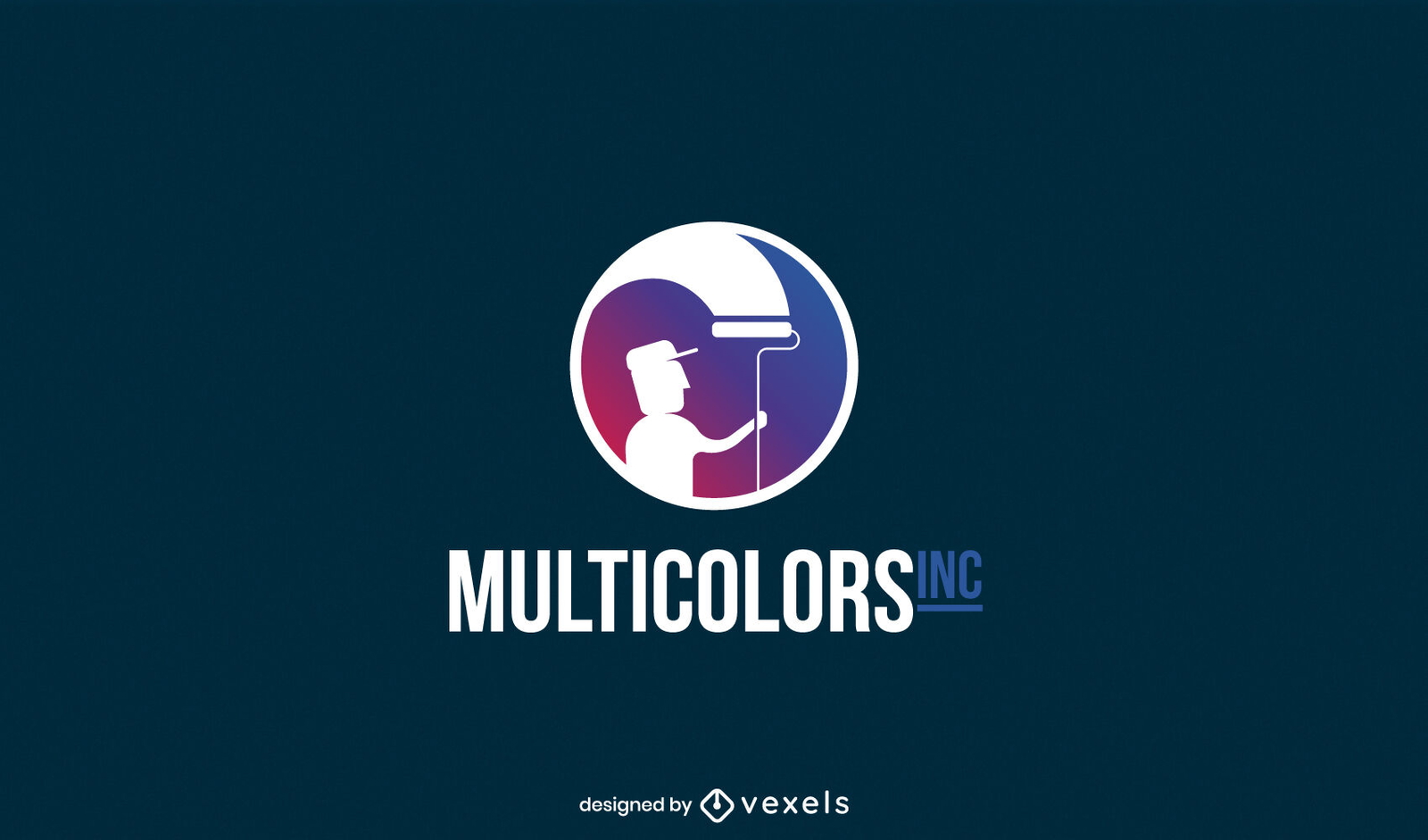 Home Painter Silhouette Logo Template Vector Download